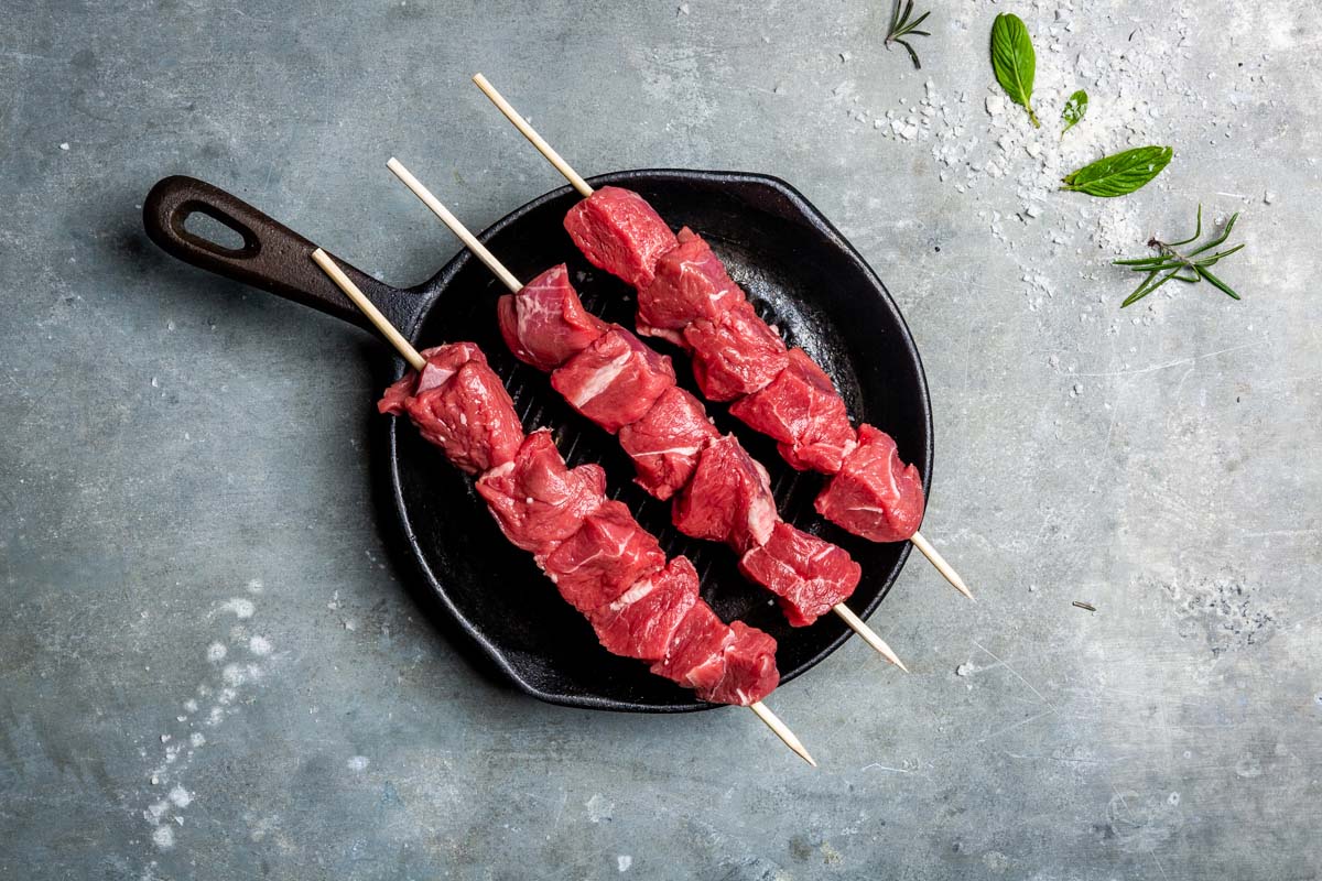 Grass Fed Lamb Rump Kebabs | The Meat Store